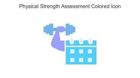 Physical Strength Assessment Colored Icon In Powerpoint Pptx Png And