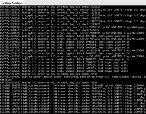 Getting Errors In VMWare Any Guesses R Homeassistant