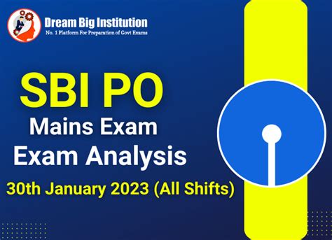 Sbi Po Mains Exam Analysis 30 January 2023 Good Attempt