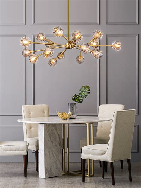 后现代全铜轻奢吊灯水晶灯客厅灯餐厅灯卧室简约北欧创意别墅灯具 吊灯 2021美间（软装设计采购助手）