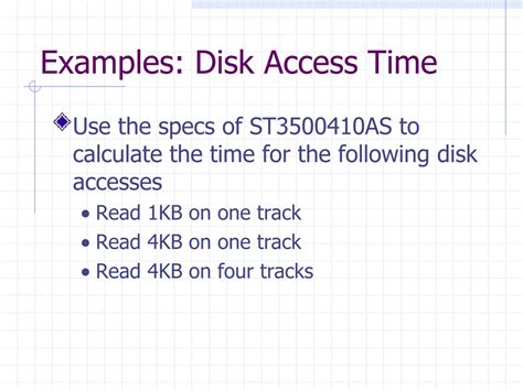Ppt Cs422 Principles Of Database Systems Disk Access Powerpoint