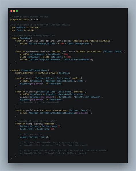 User Defined Value Types In Solidity Soliditys User Defined Value