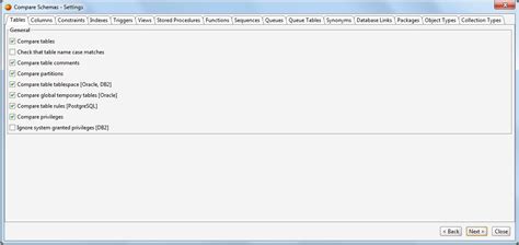 Schema Comparison Tool