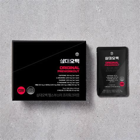 삼대오백 프리워크아웃 헬스부스터 70g X 15포 삼대오백 히티 Hity