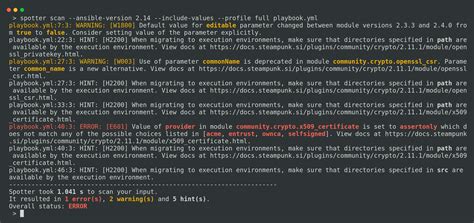 How To Use Steampunk Spotter Cli To Scan Your Ansible Playbooks Xlab