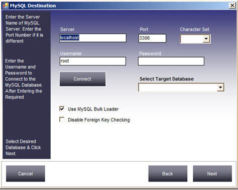 Data Loader Tutorial Connect To Mysql Database