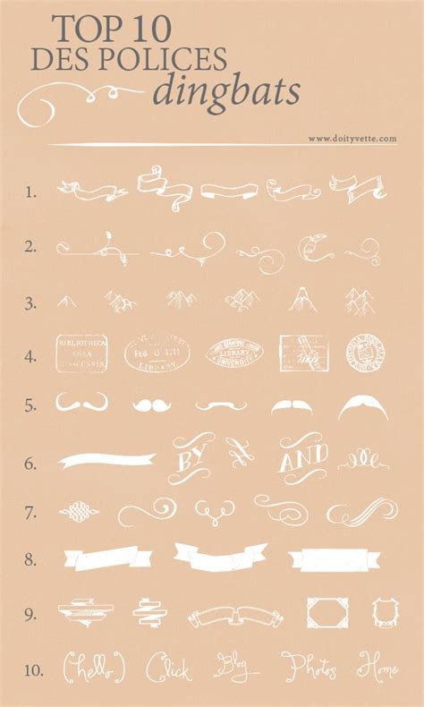 Free Dingbat Fonts Artofit