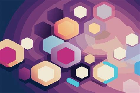 Hexagon Bokeh Vector Art Icons And Graphics For Free Download