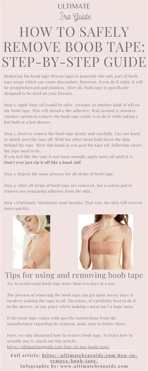 How To Remove Boob Tape Ultimate Step By Step Guide 2023