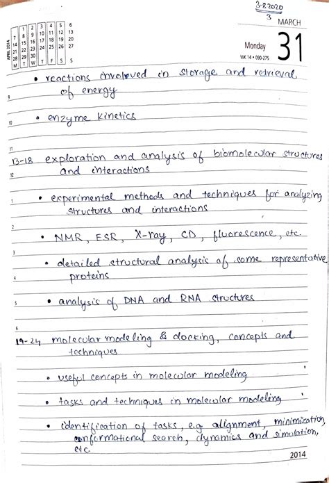 Biomolecular Structure Interactions And Dynamics Course Topics Pdf