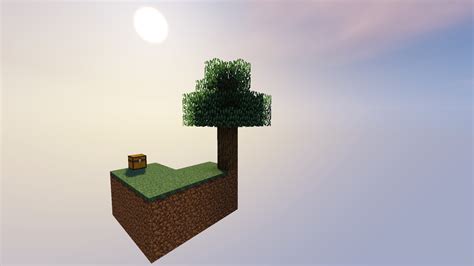 SkyBlock Map For Minecraft Survival Island Floating Island