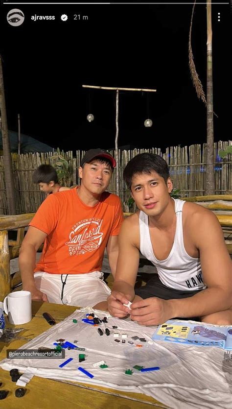 Aljur Abrenica Bonds With Aj Ravals Father Jeric Raval Kamicomph