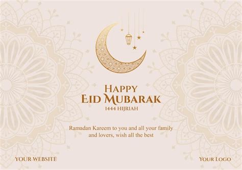 Premium Vector Eid Greetings
