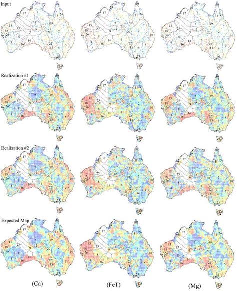 input geochemical compositions two realizations of the geostatistical download scientific