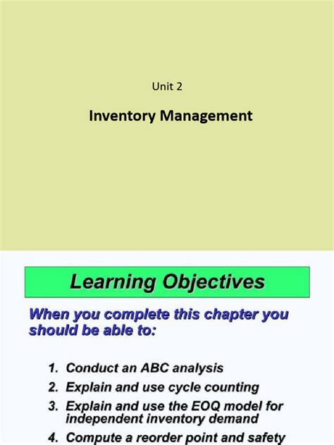 Inventory Management Download Free Pdf Lean Manufacturing Inventory