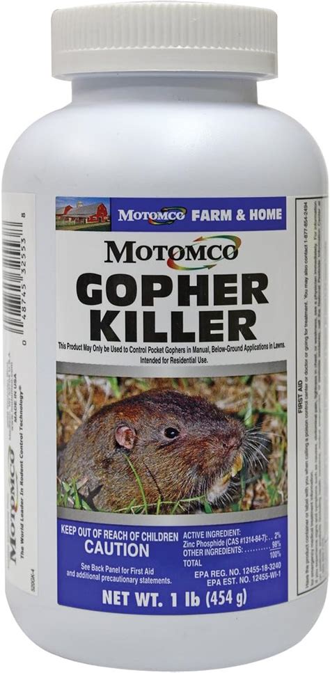 Motomco 32553 1 Gopher Killer Home Pest Repellents Motomco 32553 1 Gopher Killer Home Pest Repellents