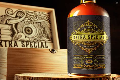 Extra Special Premium Old Arrack Packaging Design🍂🥃 Behance