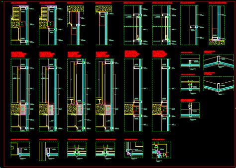 Glass Partition Wall Details Dwg Glass Designs