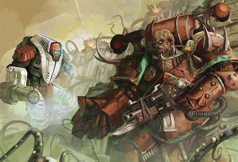 Nurgle Chaos Space Marine Xv25 Stealth Chaos Wh 40000 Tau