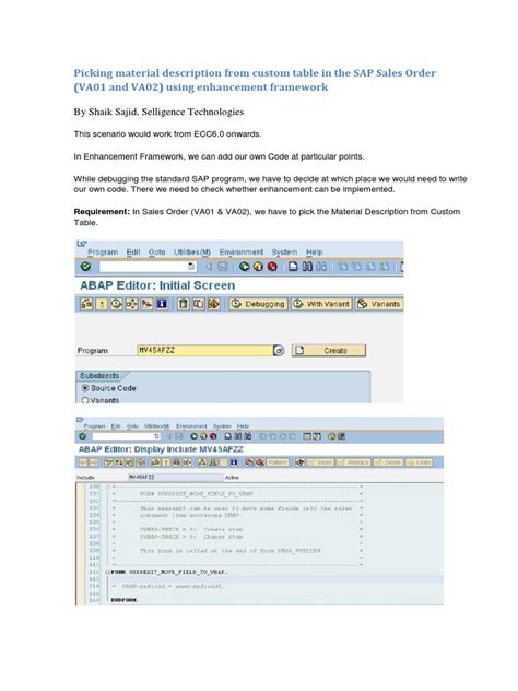 Sap Enhancements Pdf Computer Programming Computing