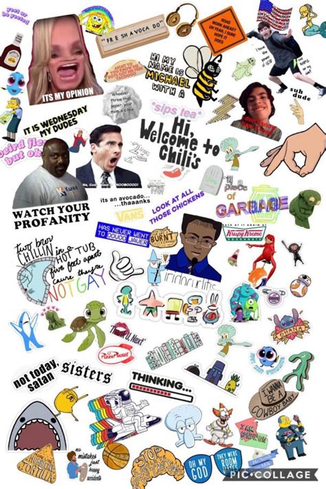 Meme And Aesthetic Sticker Collage Vines Vines Tumblr Funny Phone