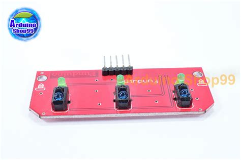 3 Way Tracing Module เซ็นเซอร์จับเส้น ขาว ดำ 3 ช่อง Arduinoshop99