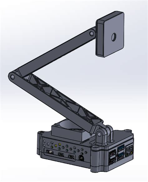 Raspberry Pi Case And Camera Mount By Rustythings Download Free Stl Model