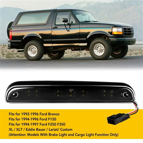 1995 Ford Bronco Brake Light 92 93 94 95 96 F150 F250 F350 Truck
