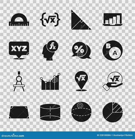Set Pie Chart Infographic Subsets Math Is Subset B Angle Bisector Triangle Function