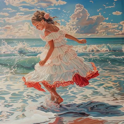 Premium Photo Beautiful Girl With Flamingo Float In The Sea