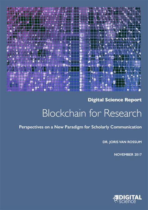 Digital Science Report Reveals Potential Behind Blockchain Technology For Scholarly