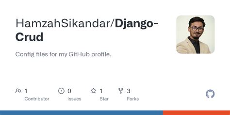 Github Hamzahsikandardjango Crud Config Files For My Github Profile