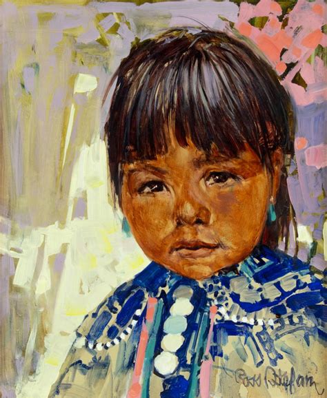 At Auction Ross Stefan Ross Stefan 1934 1999 Girl From Zihi Dush Jhini Navajo 1971