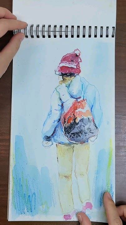 수채화 사람 그리기 Youtube