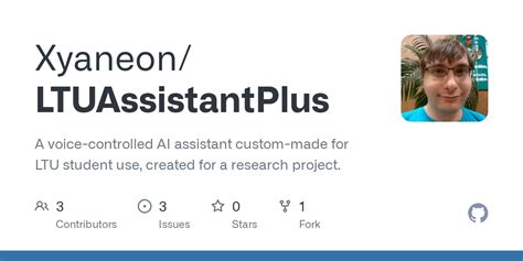 Github Xyaneonltuassistantplus A Voice Controlled Ai Assistant