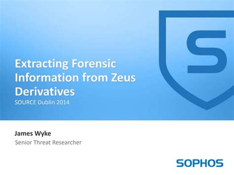 Extracting Forensic Information From Zeus Derivatives Pptx
