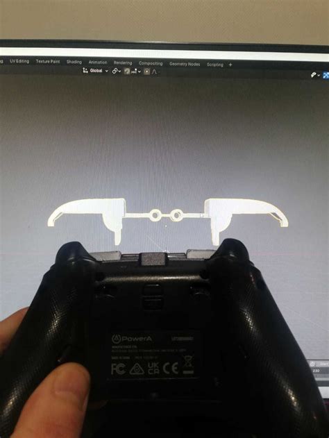 Xbox Controller Bumper 3d Model 3d Printable Cgtrader