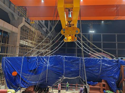 达州气电二期工程3号机组主机设备吊装就位 成员动态 四川川投燃气发电集团有限责任公司