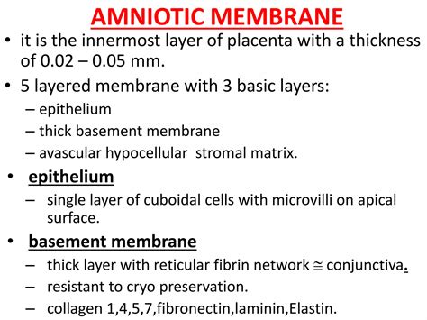 Amniotic Membrane Transplantation Pptx