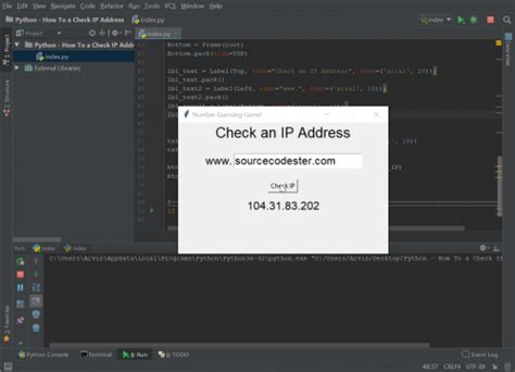 Python How To Check An Ip Address Free Source Code And Tutorials