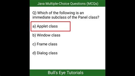 Java Mcq Questions And Answers Java Programming Mcq Java Interview
