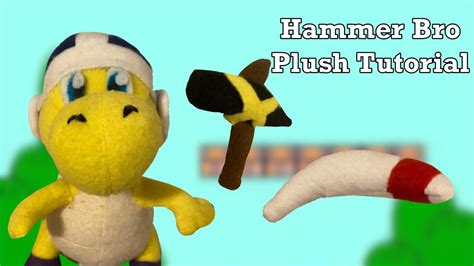 How To Make A Hammer Bro Plush Super Mario Bros 3 Plush Tutorial