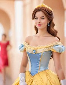 Disney Belle Costume Woman Face Swap Id