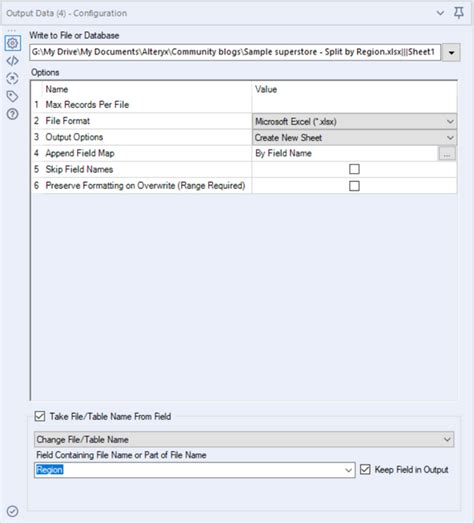 How To Render To Multiple Named Excel Sheets In Alteryx — Databasyx