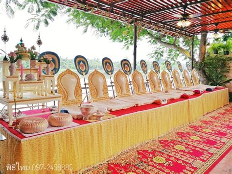 แต่งงานประเพณีไทย พิธีสงฆ์บรรยากาศริมแม่น้ำสวยๆ กับร้านเรานะคะ 097 2358885