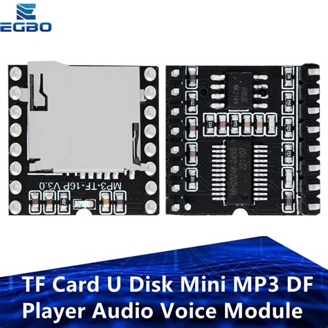 1pcs Tf Card U Disk Mini Mp3 Df Player Audio Voice Module Board For Arduino Dfplay 