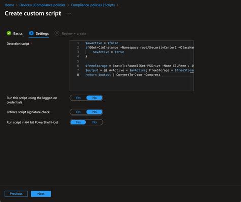 How To Use Custom Compliance Script Example Script Modern Device