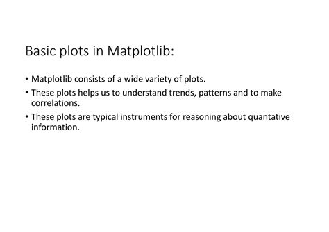 Matplotlib Fully Explained In Detail With Examples Pdf