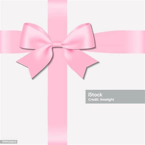 흰색 배경에 고립 된 현실적인 장식 빛나는 새틴 핑크 리본 활 0명에 대한 스톡 벡터 아트 및 기타 이미지 0명 10월 3월 Istock