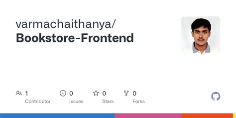 Github Varmachaithanyabookstore Frontend